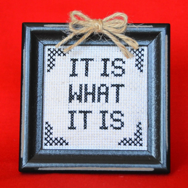 Cross Stitch Sayings - Etsy