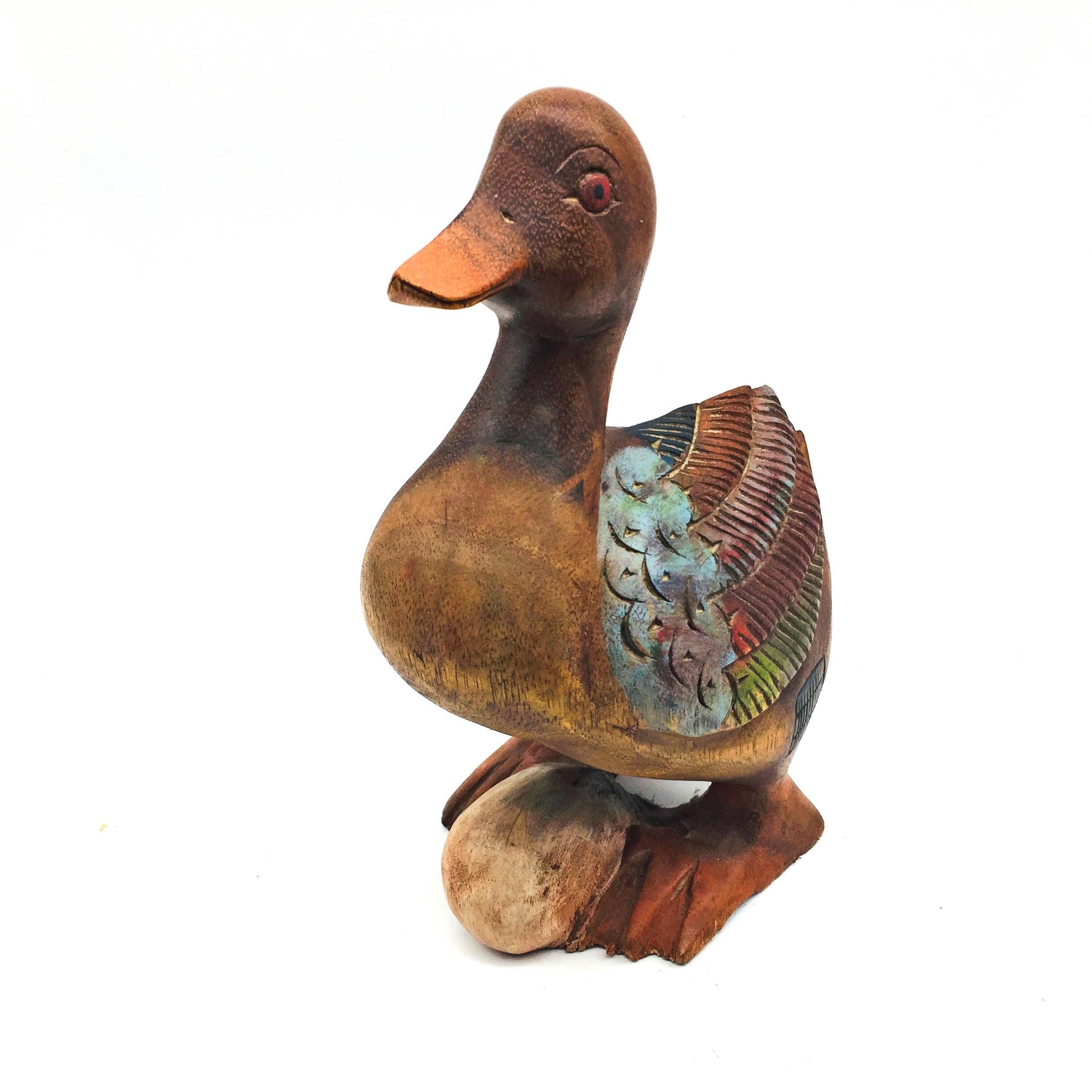 Vintage duck Handmade duck art and collectables Animals figurine ...