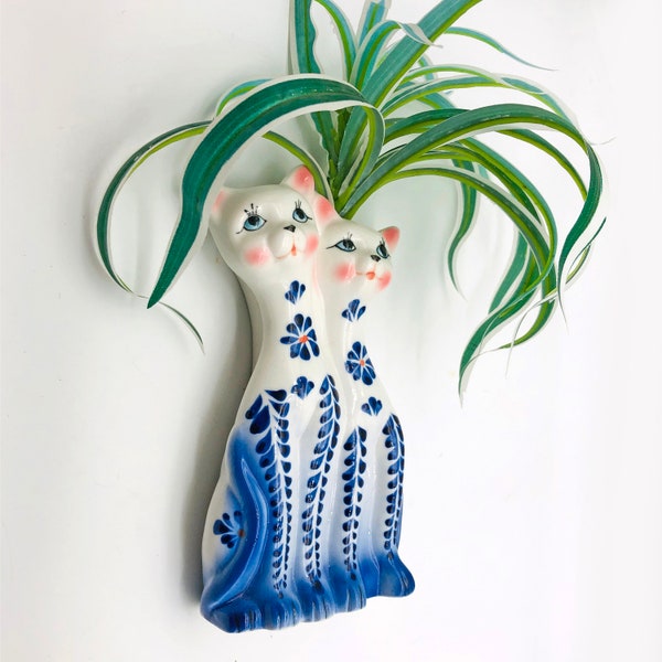 Cat Wall Planter Vintage - Etsy