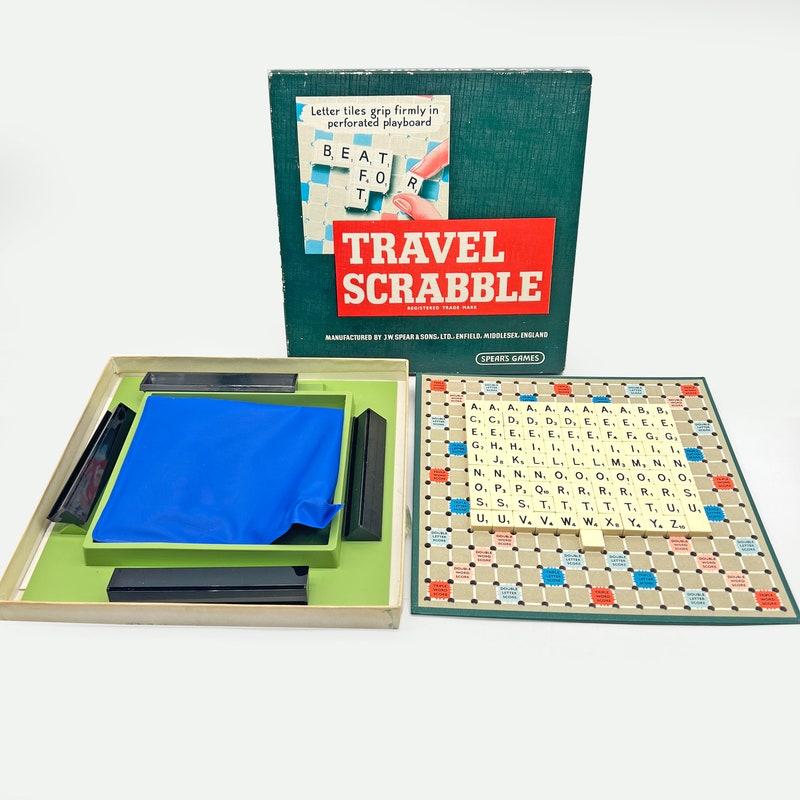 Travel Scrabble - Etsy