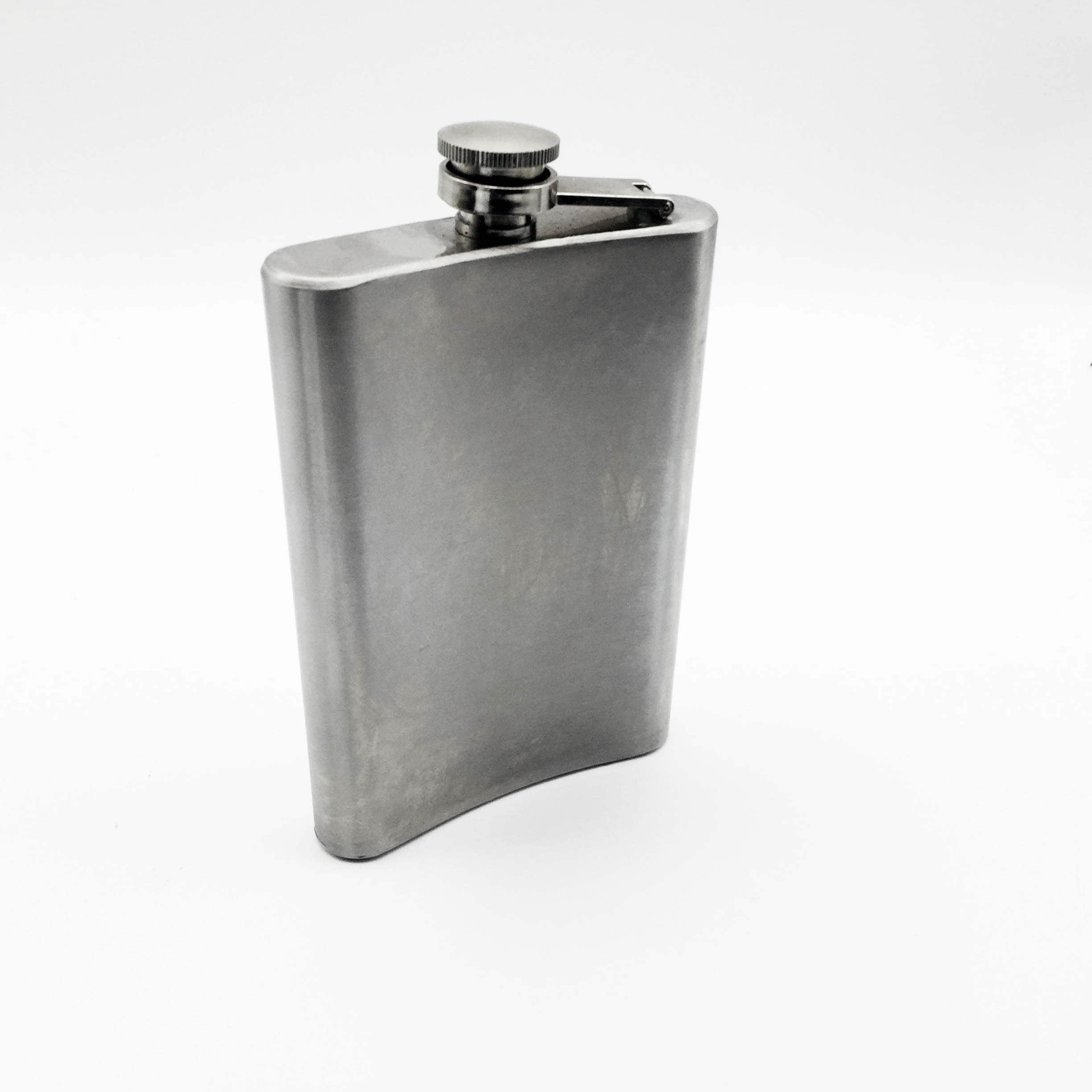 Vintage Hip Flask. Edelstahl. 8 fl.oz Getränke Spirituosen - Etsy.de