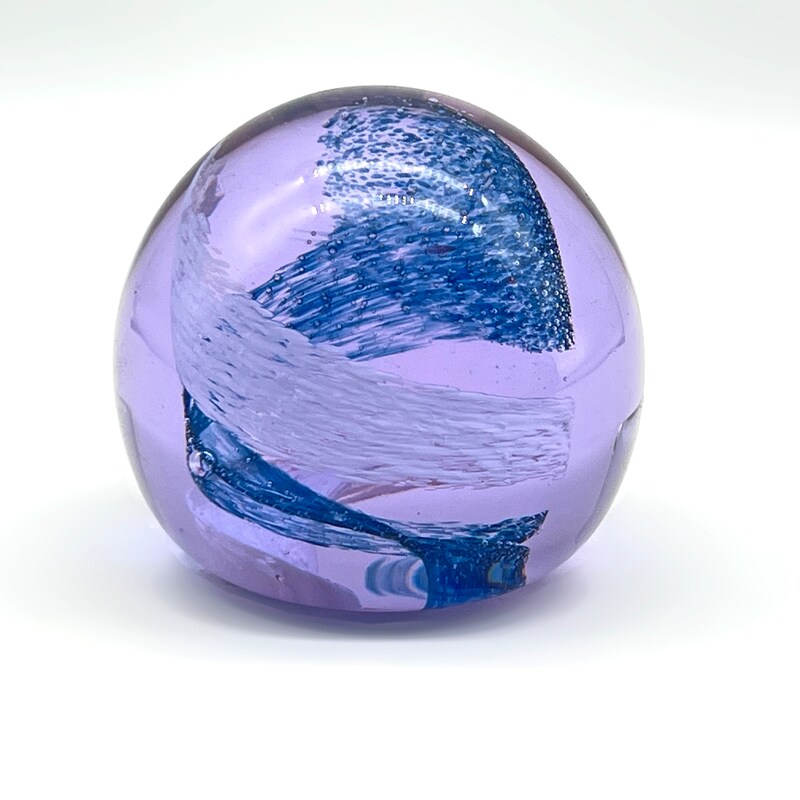 Purple Paperweight - Etsy