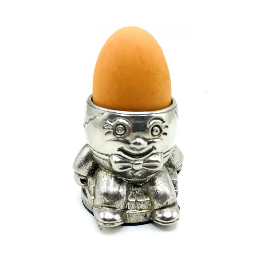 Vintage Versilberter Humpty Dumpty Eierbecherhalter. Retro - Etsy