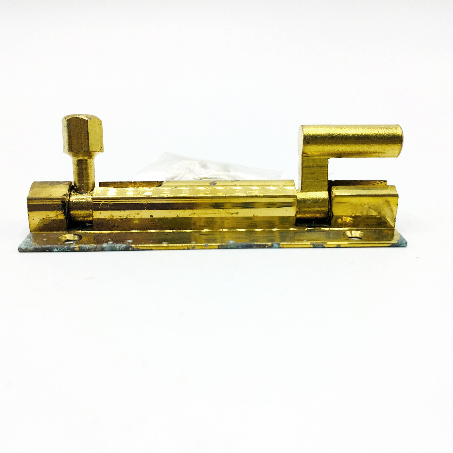 Door Lock Sliding Bolt. Solid Brass Security 'stepped' - Etsy