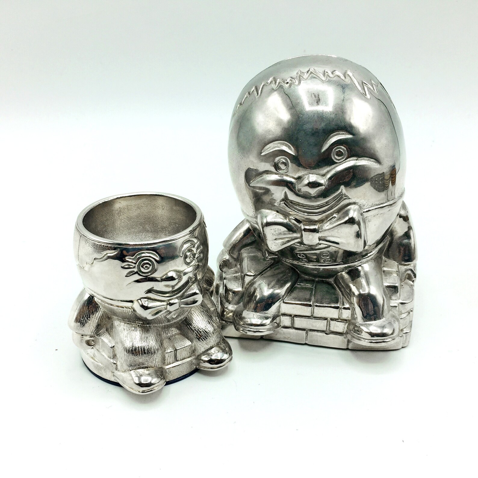 Vintage Silver Plated Humpty Dumpty Money Box / Piggy Bank & - Etsy UK