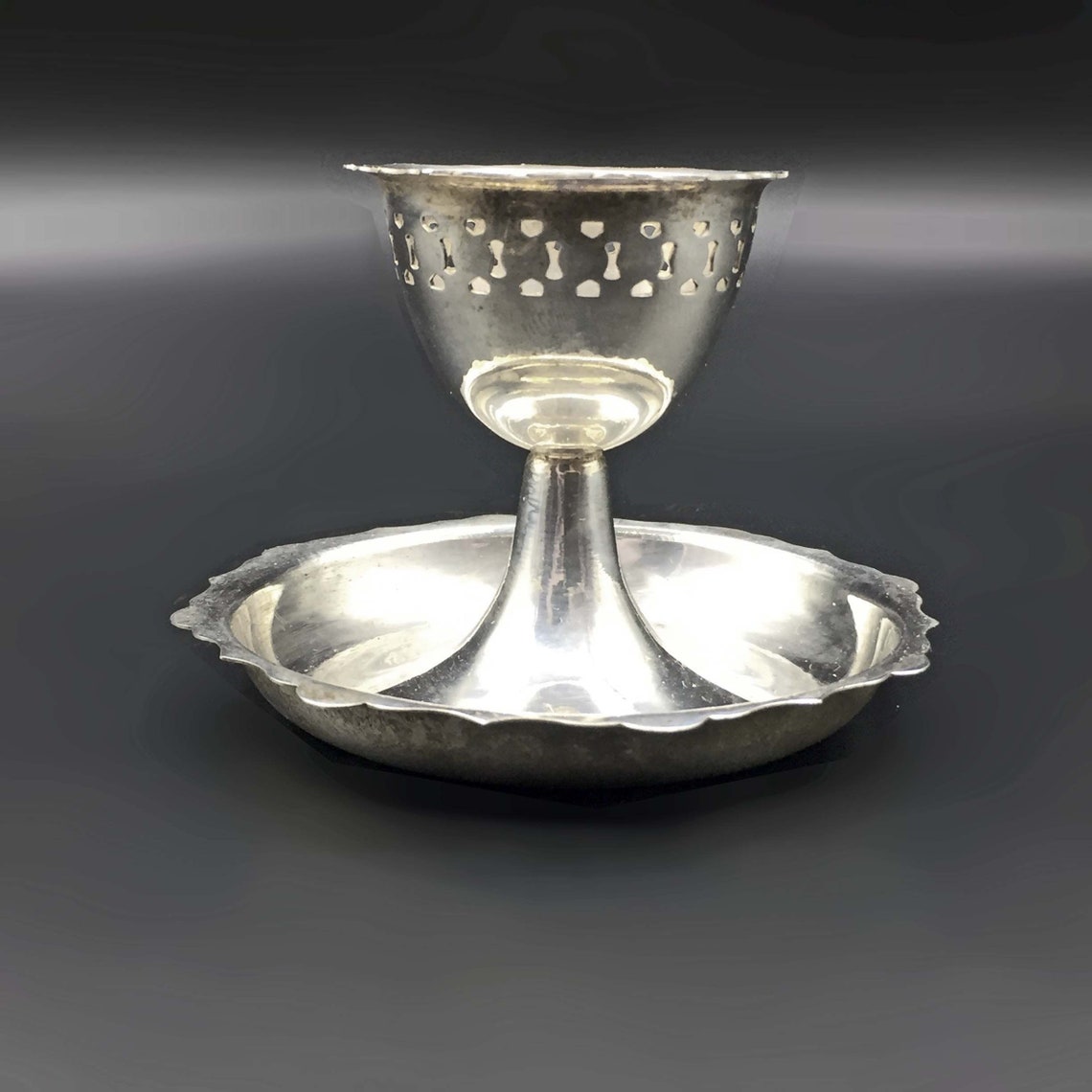 Silver Plated Egg Cup & Spoon. Vintage EPNS ANGORA Egg Holder | Etsy