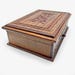 Vintage Hand Carved Box, Large, Hinged Lidded Wooden Keepsake ...