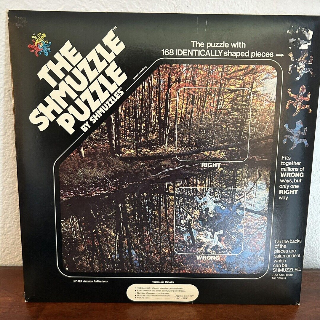 Shmuzzle Puzzle SP-103 Autumn Reflections Vintage New - Etsy