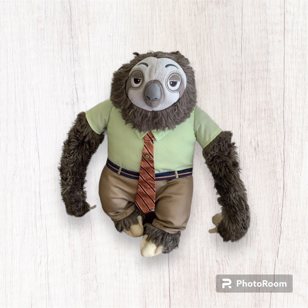 Disney Store Zootopia Flash Slothmore Sloth Plush 15 - Etsy