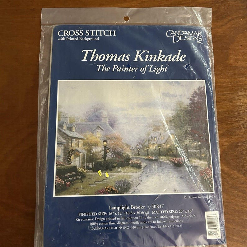 Candamar Designs: Thomas Kinkade the Painter of Light Cross Stitch No ...