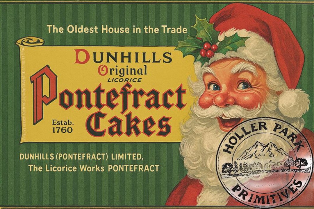 Vintage Reproduction Licorice Cakes Christmas Label Printable ...
