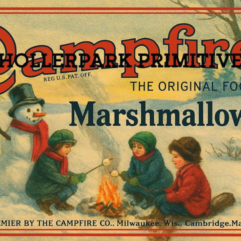 Snowman Campfire Decor - Etsy