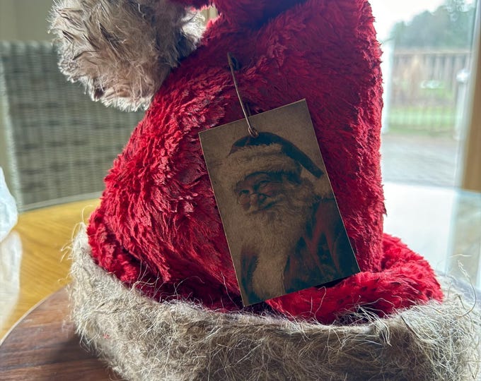 Primitive Santa Hat - Etsy