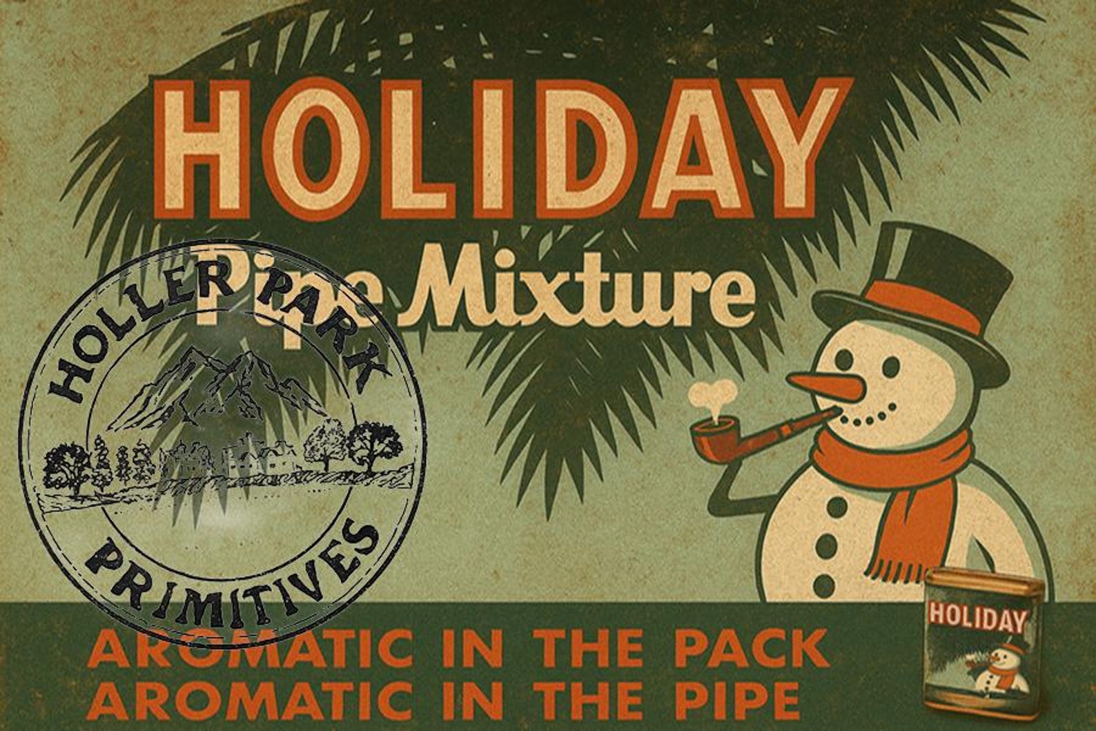 Vintage Reproduction Holiday Pipe Mix Printable: Christmas Winter ...