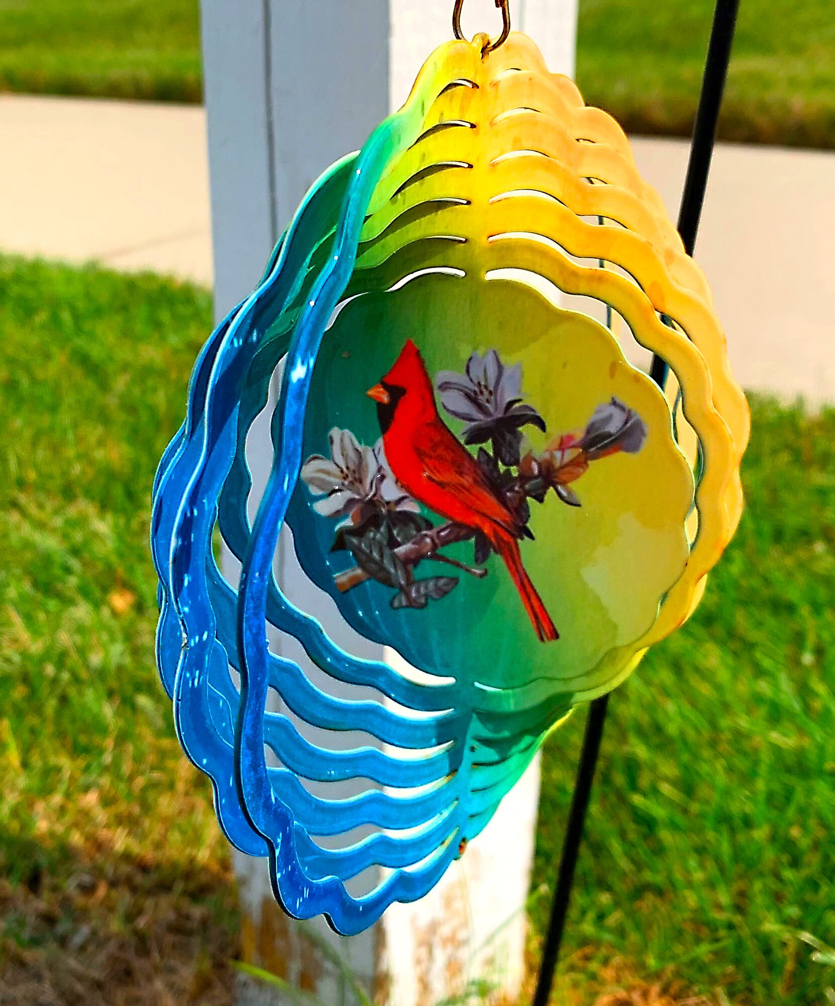 Metal Wind Spinner | Unique Wind Spinner | Hostess Gift| Yard Wind ...