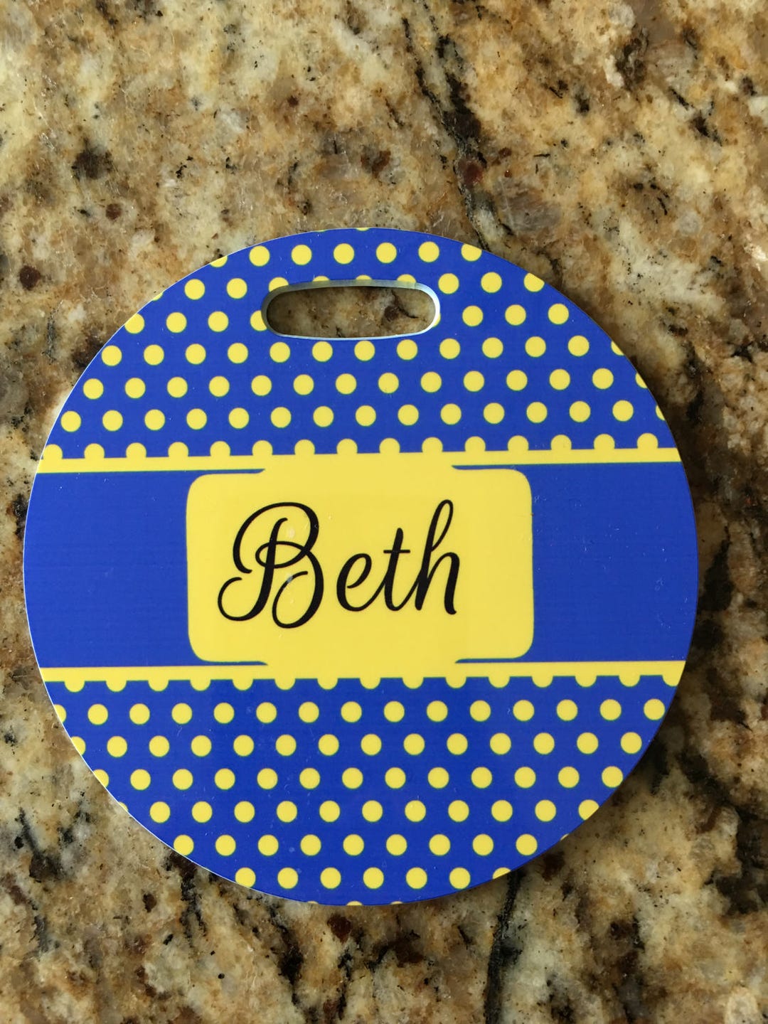 Customizable Luggage Bag Tag - Personalize With Your Photo or Text ...