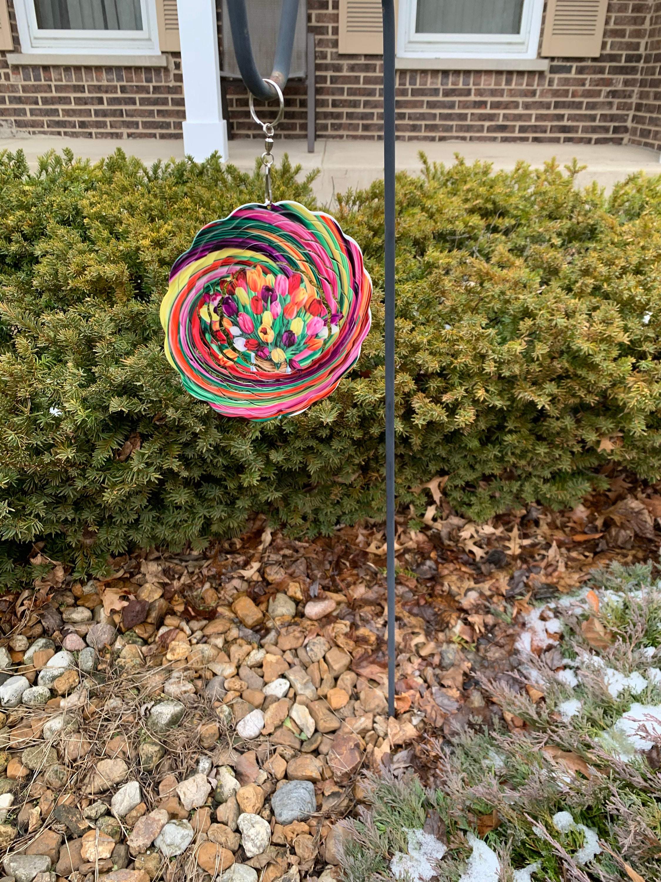 Metal Wind Spinner | Unique Wind Spinner | Hostess Gift| Yard Wind ...