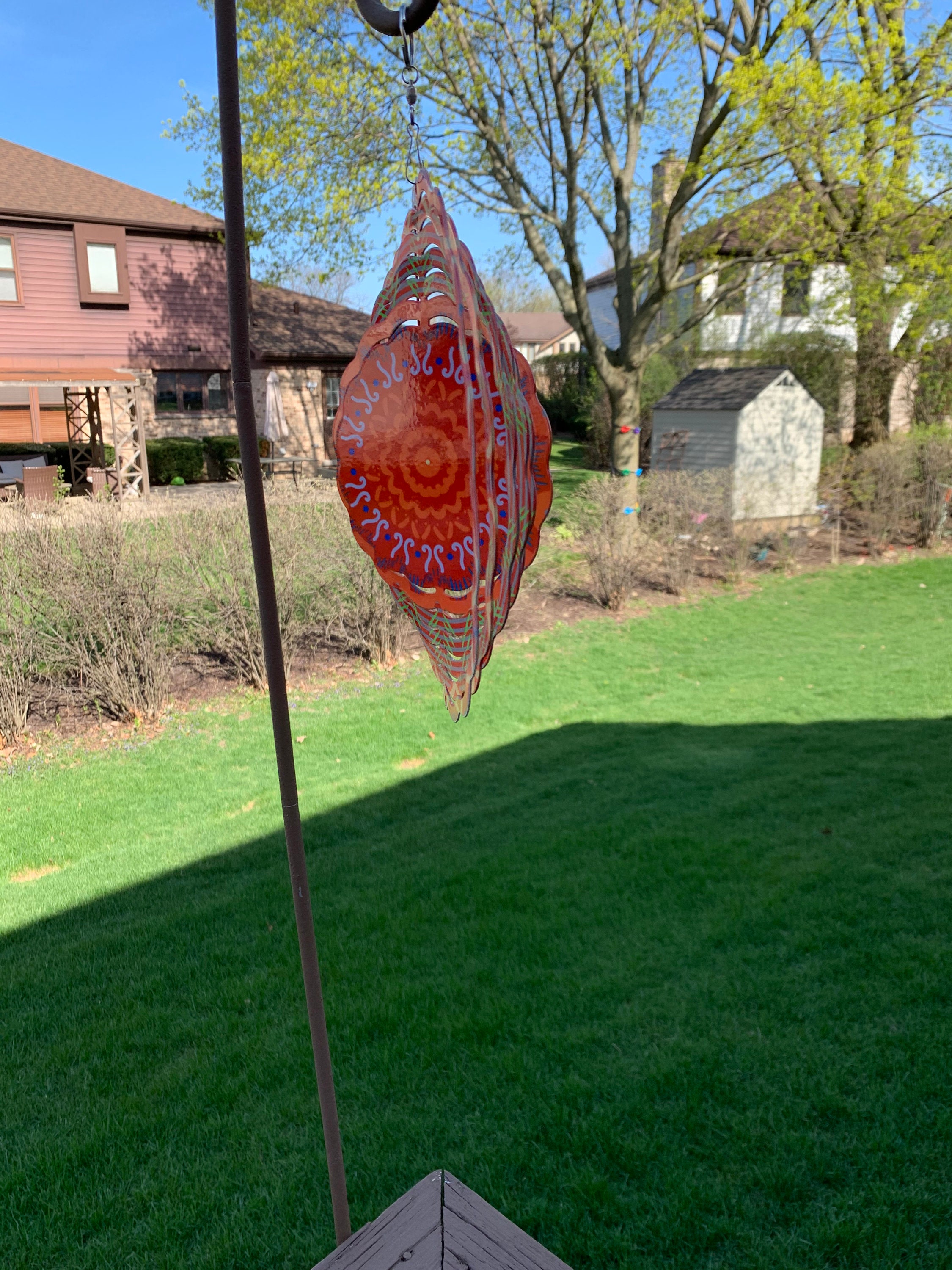 Metal Wind Spinner | Unique Wind Spinner | Hostess Gift| Yard Wind ...