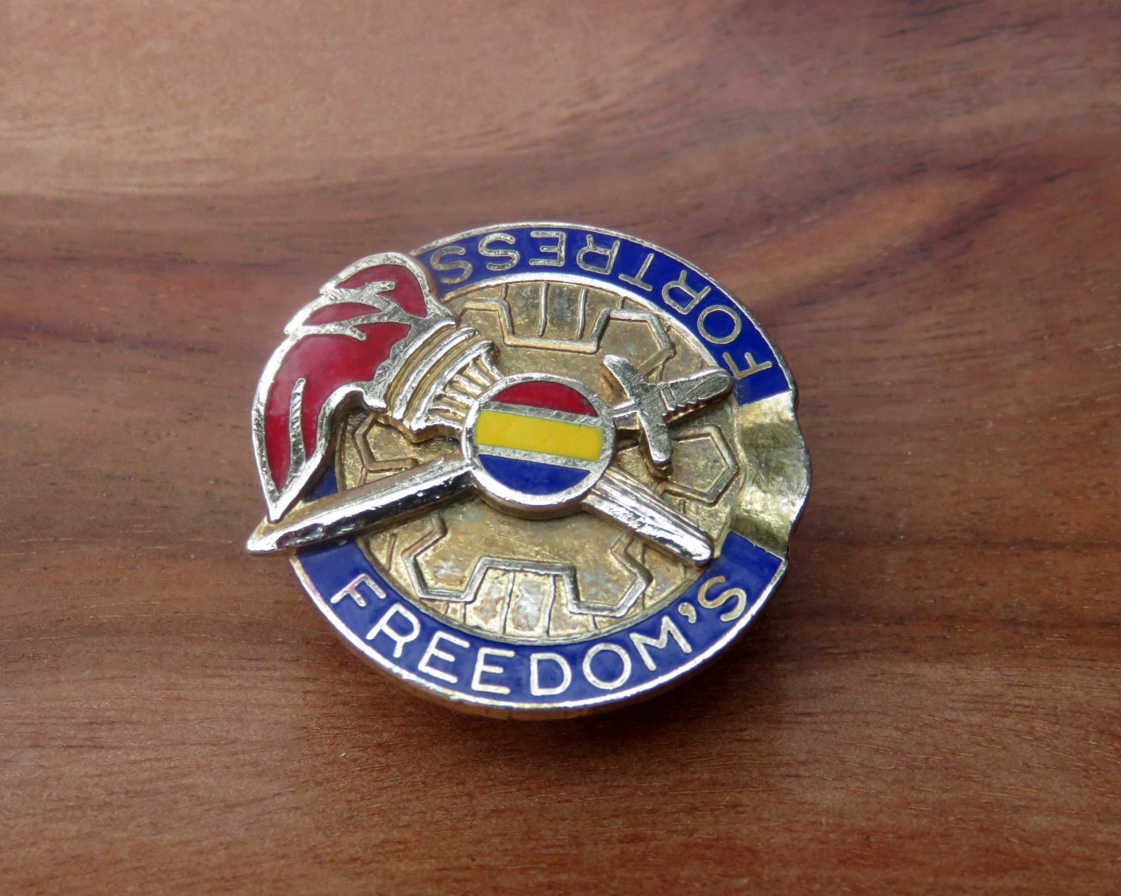 Vintage Freedom's Fortress Torch Crest DI Pin Distinctive | Etsy