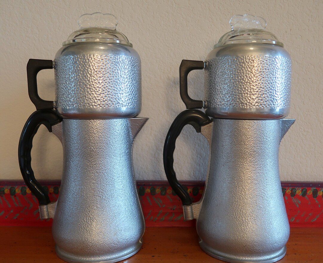 Vintage SAVEMASTER by Supermaid Aluminum Coffee Pot Coffee Pour Over ...