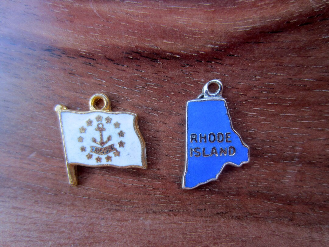 Vintage State of Rhode Island Charm QTY 1 - YOUR Choice - Etsy