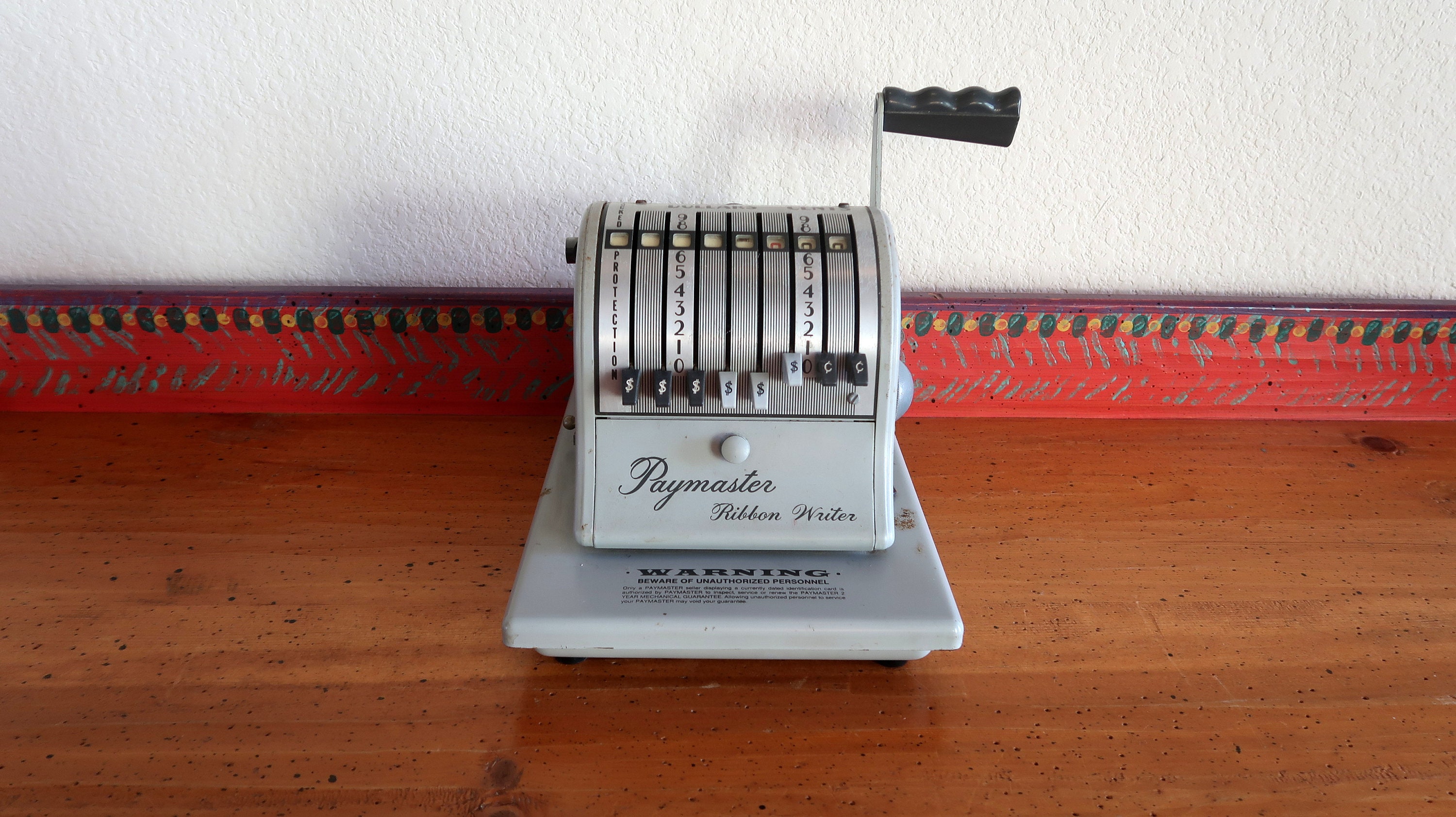 Paymaster Ribbon Writer With KEY Series 8000B WORKS Art | Etsy