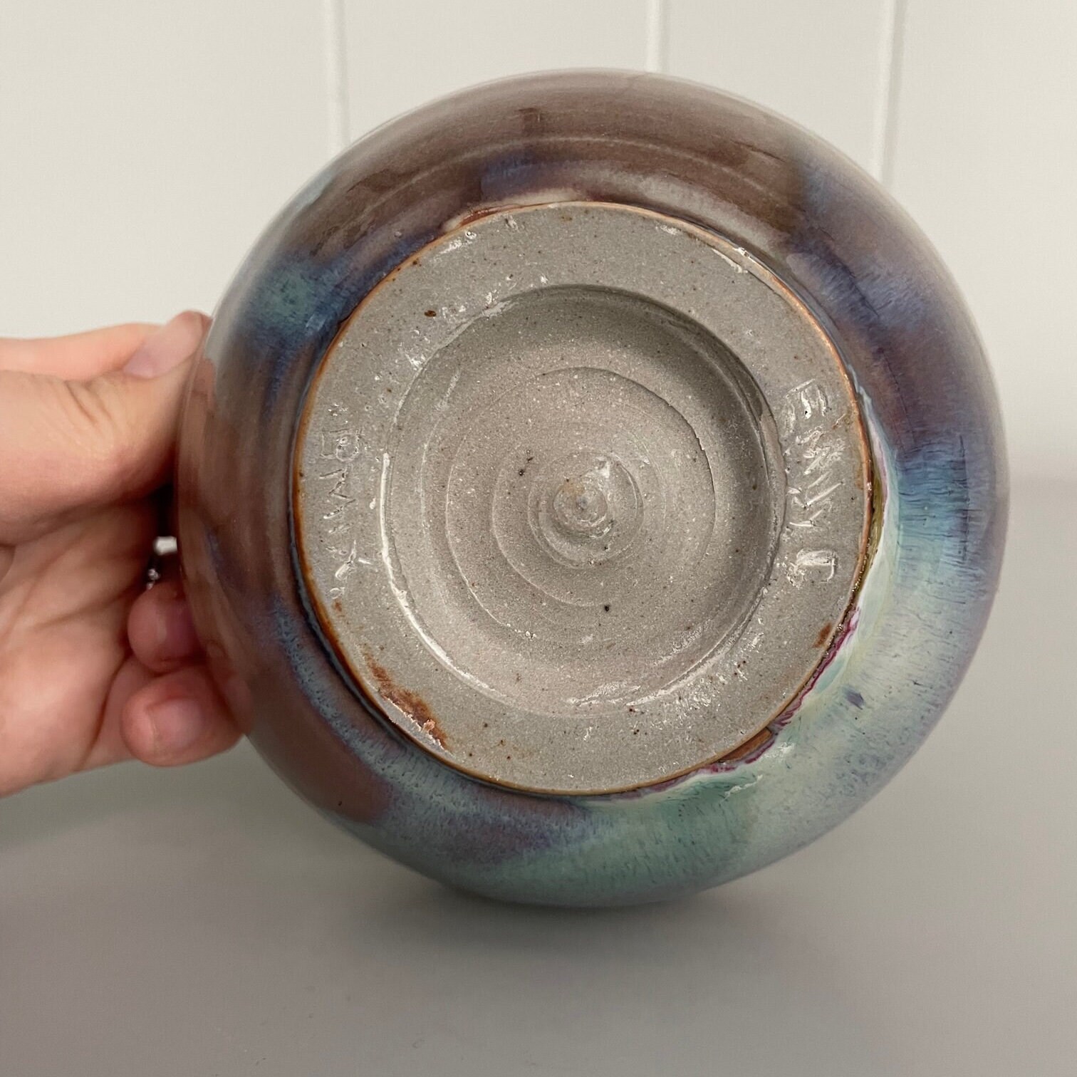 Seafoam Green and Brown Browl - Etsy