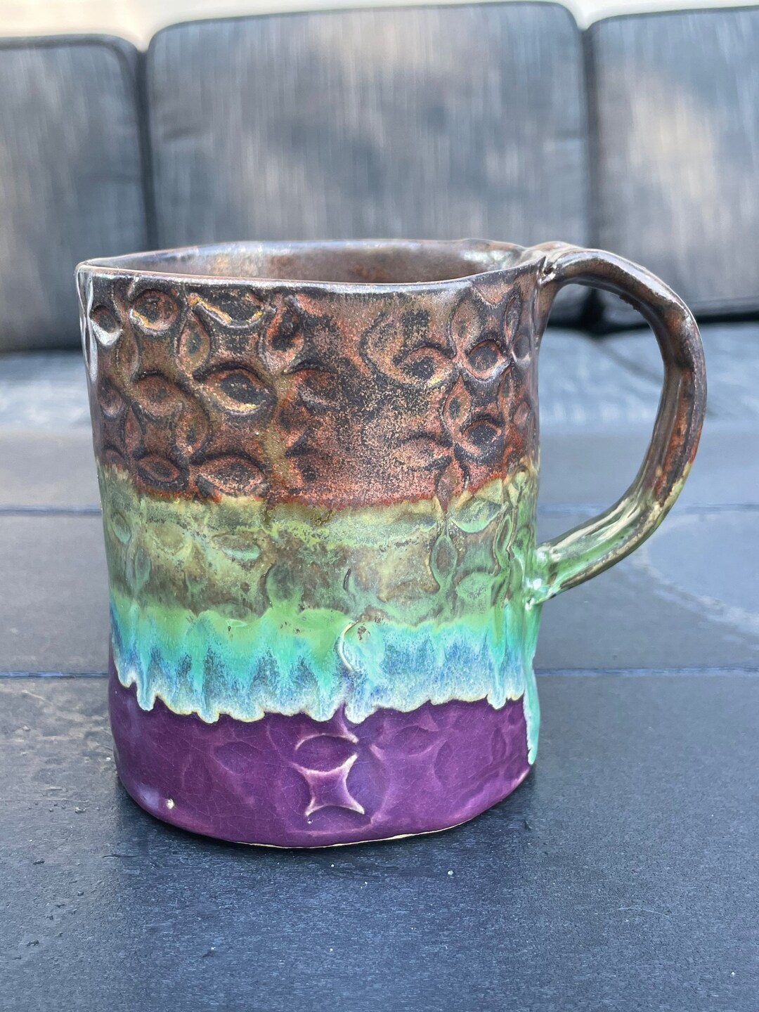 Funky 12 Oz Patterned Mug - Etsy
