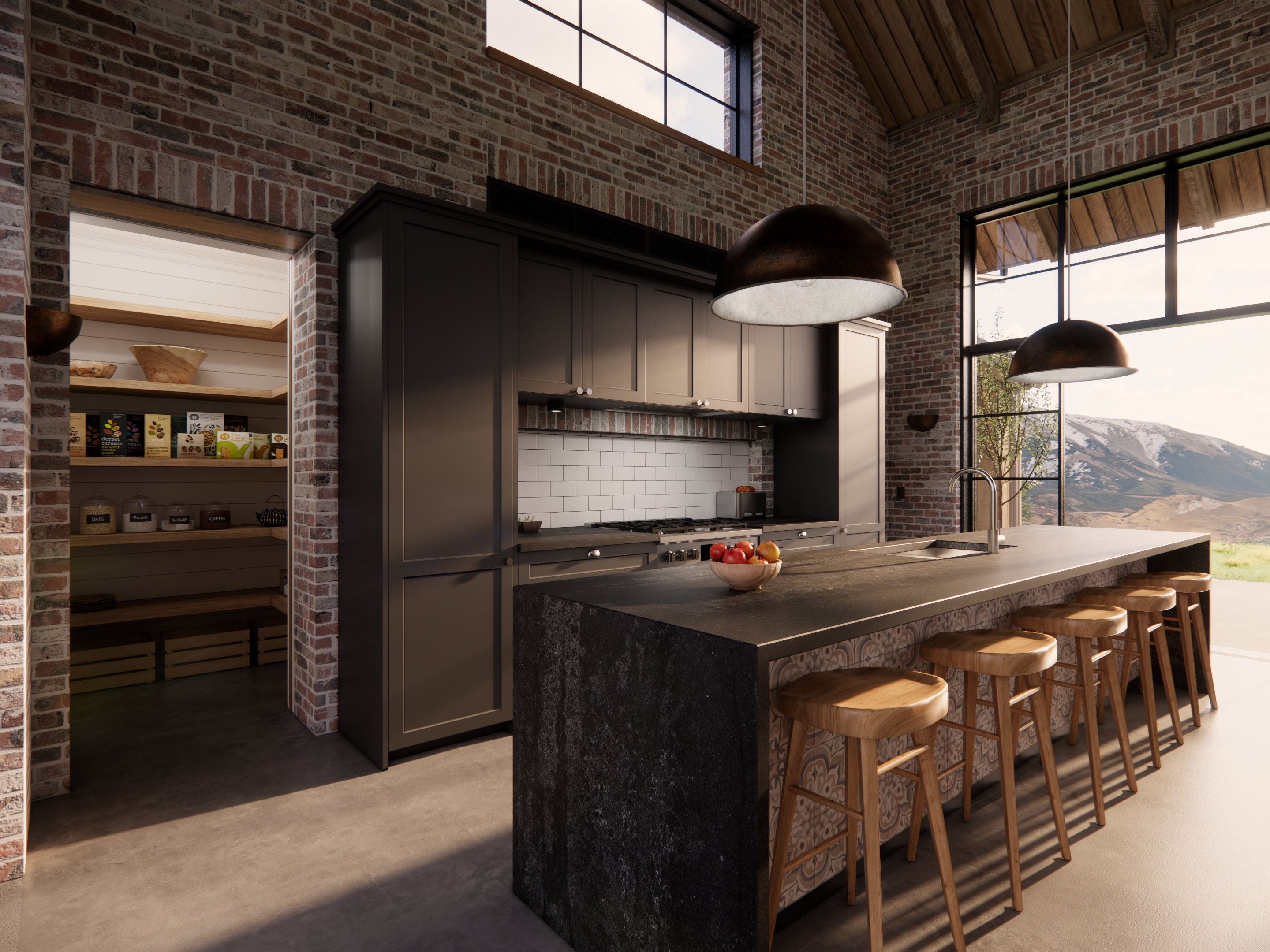 Mill Farm House Plans – 4 Bedroom, 2.5 Bath Rustic Barn Farmhouse ...
