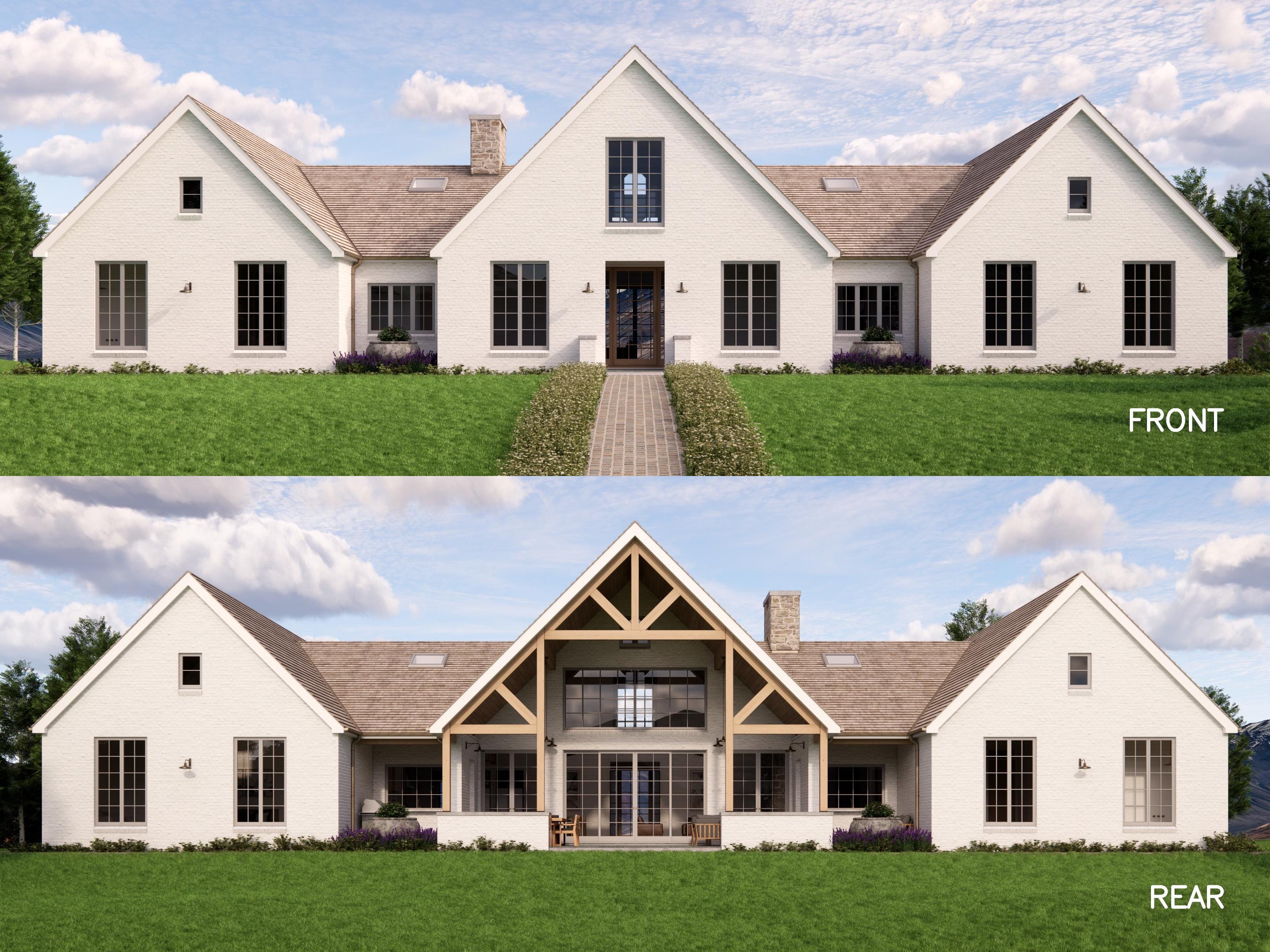 Whitehaven House Plans – Modern Farmhouse Ranch With Loft – 5 Bedroom 6 ...