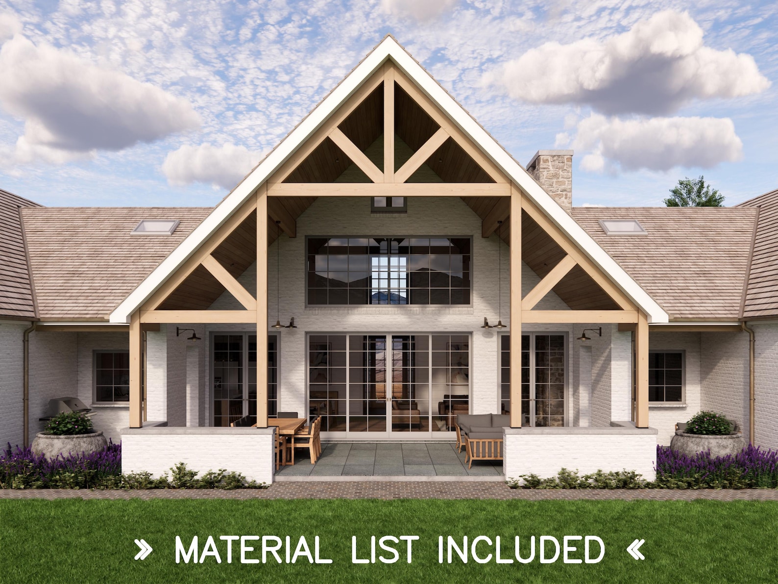Whitehaven House Plans – Modern Farmhouse Ranch With Loft – 5 Bedroom 6 ...