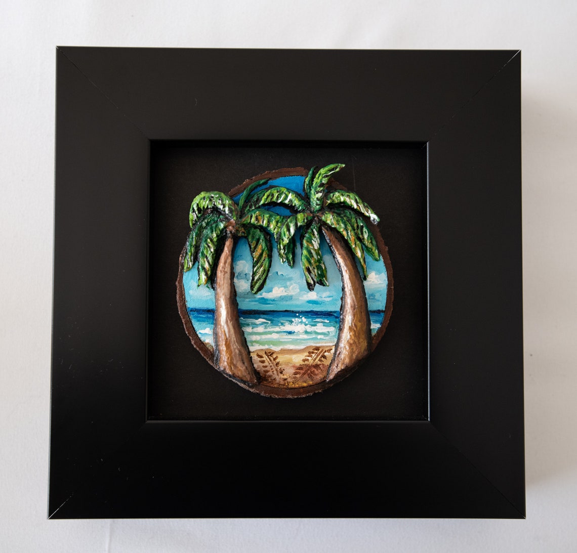 Landscapes of Puerto Rico in Recycled Paper Palm and Beach - Etsy