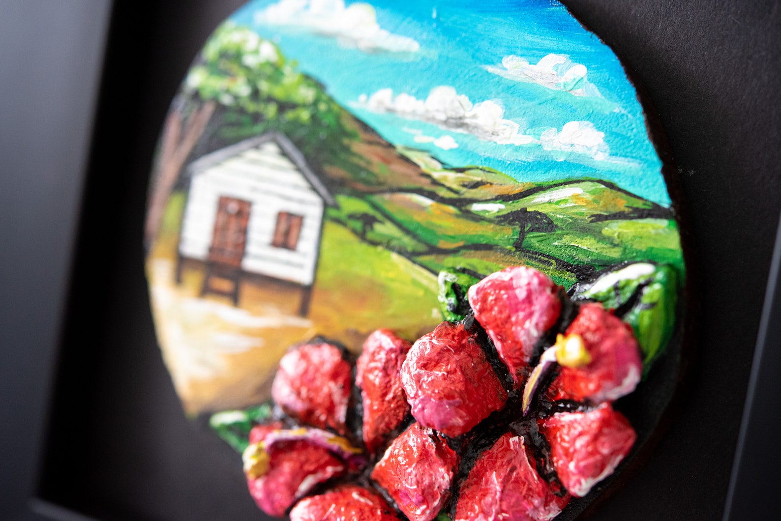 Landscapes of Puerto Rico in Recycled Paper Hibiscus Flower - Etsy