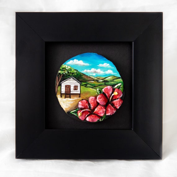 Landscapes of Puerto Rico in Recycled Paper Hibiscus Flower - Etsy