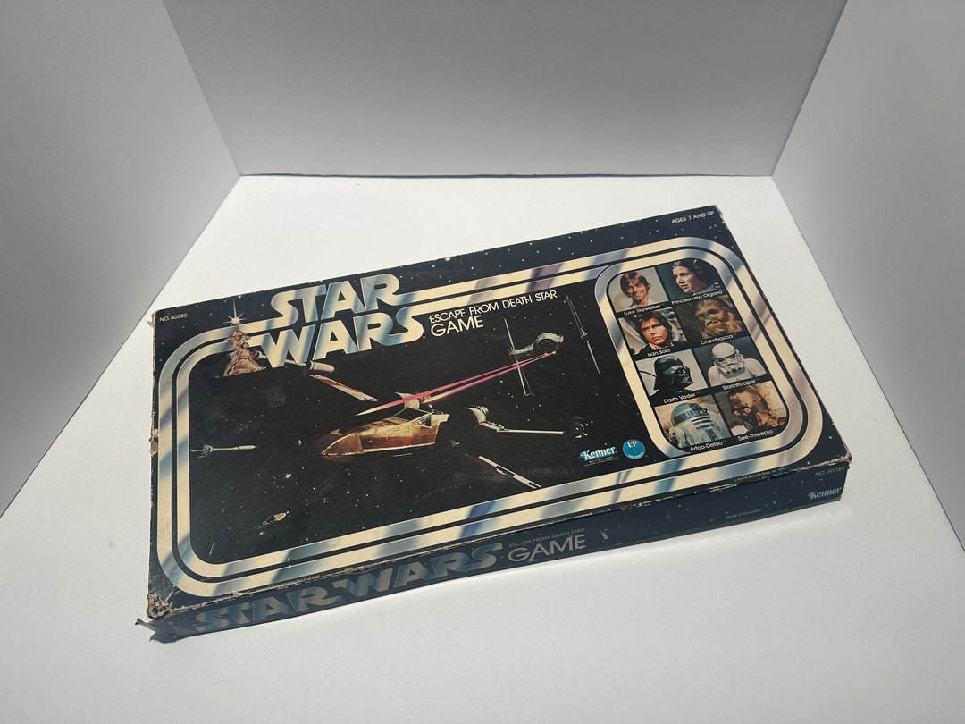 Vintage Star Wars Escape From Death Star Game Board Game NOT Complete ...