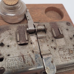Vintage Craig Jr. Film Splicer Wooden Base Made in USA Antique - Etsy