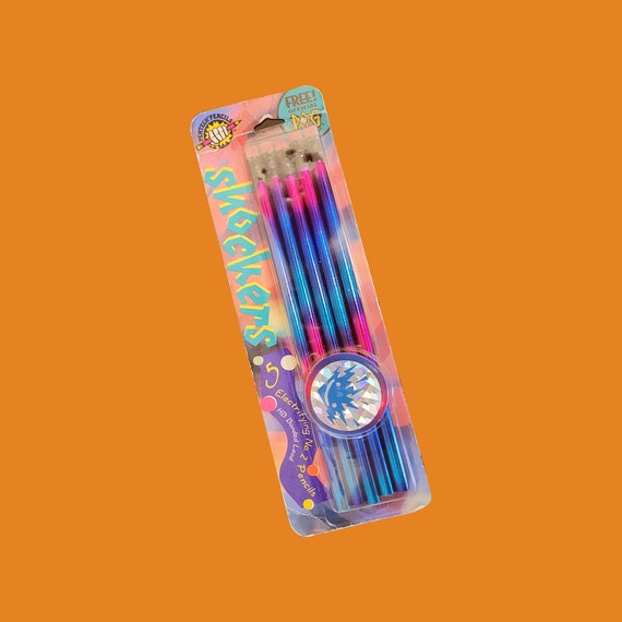 Vintage PENTECH Pencils Printz Metallic Colored 1995 with Pog | Etsy