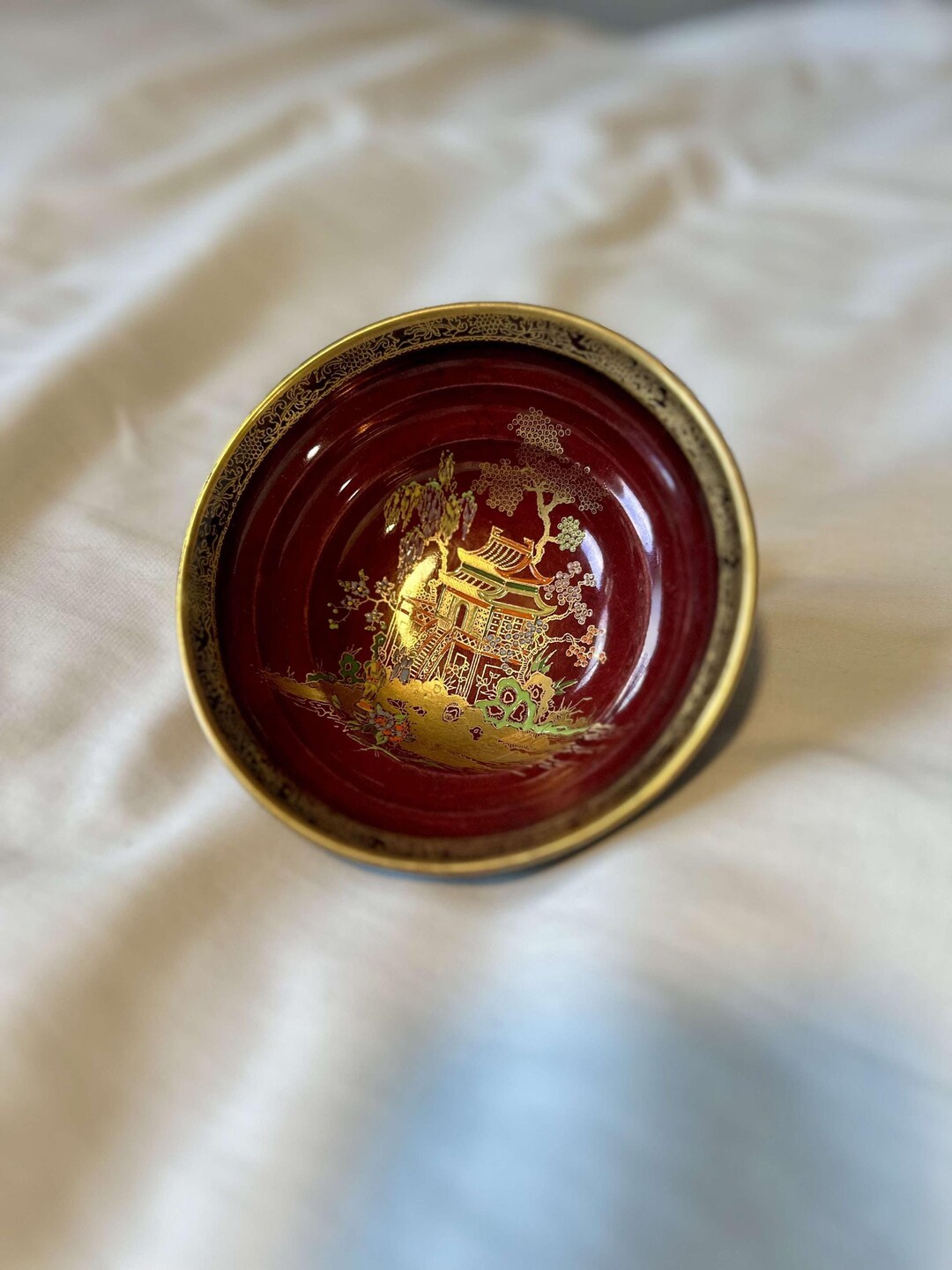 Vintage Carlton Ware Rouge Royale Made in England Trade Mark New Mikado ...
