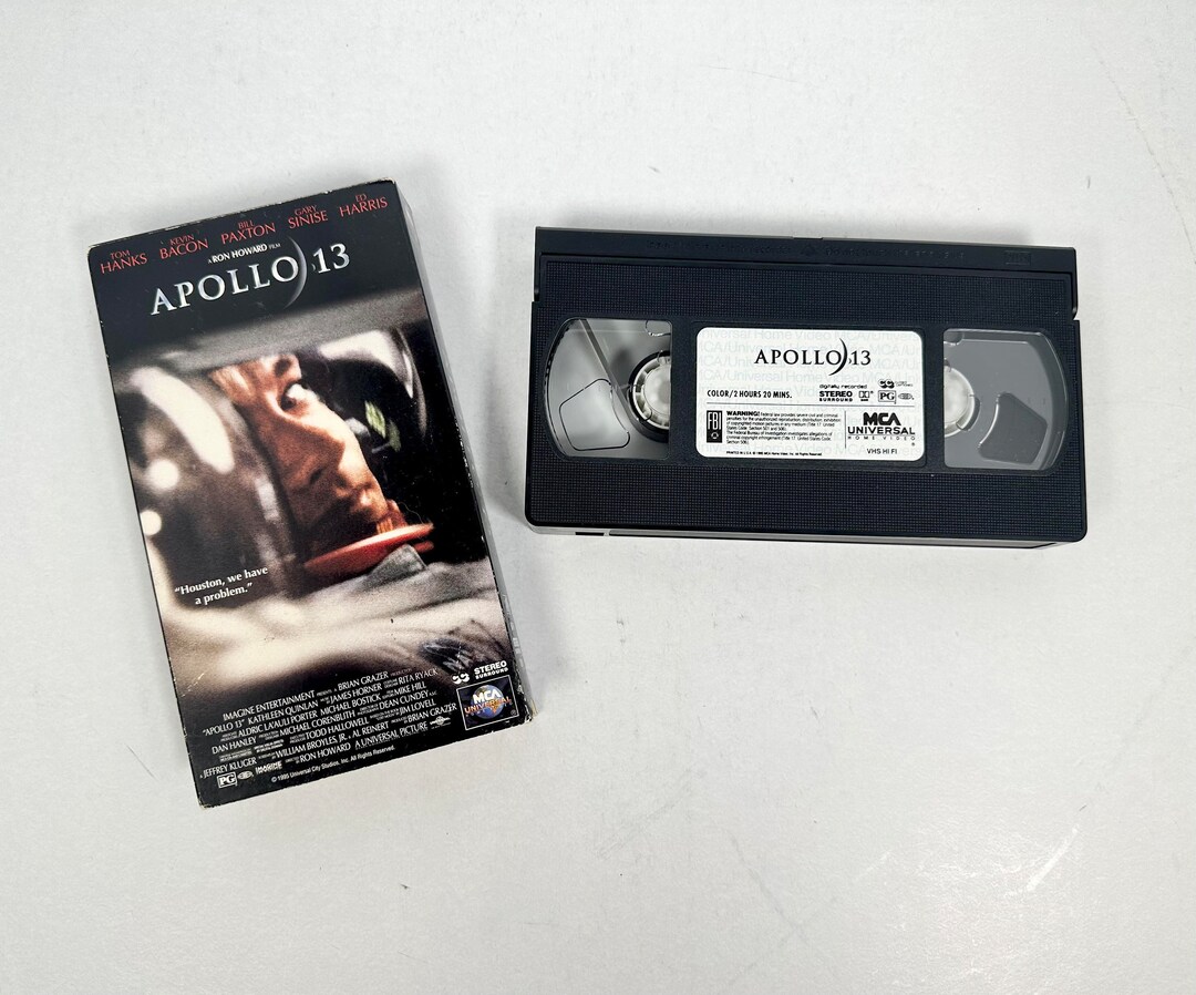 Apollo 13 VHS Vintage, Astronaut, Stars, Tom Hanks 1990s 90s Space - Etsy