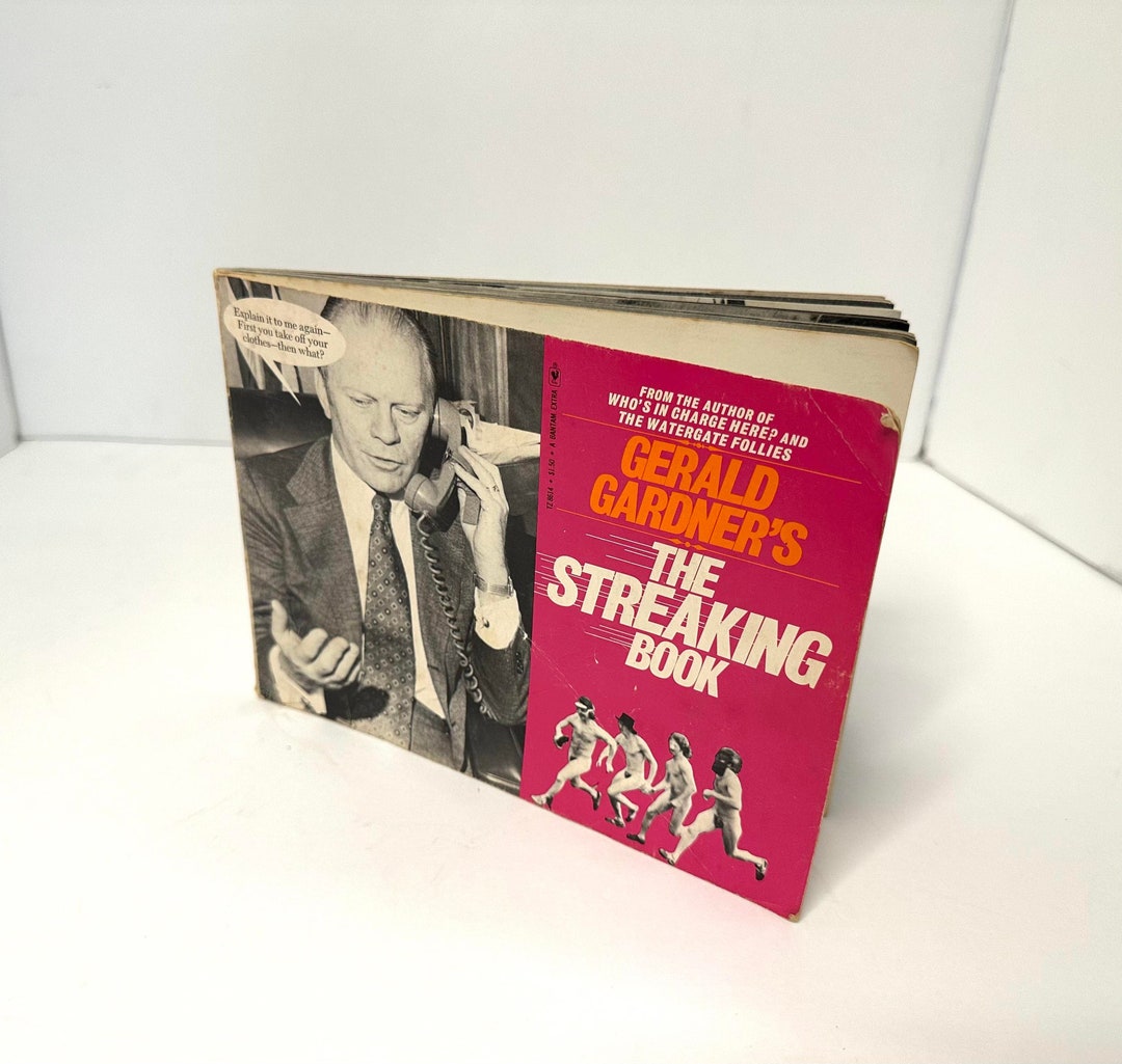 The Streaking Book (bantam 1973) Gerald Gardner, HC, J111 - Etsy