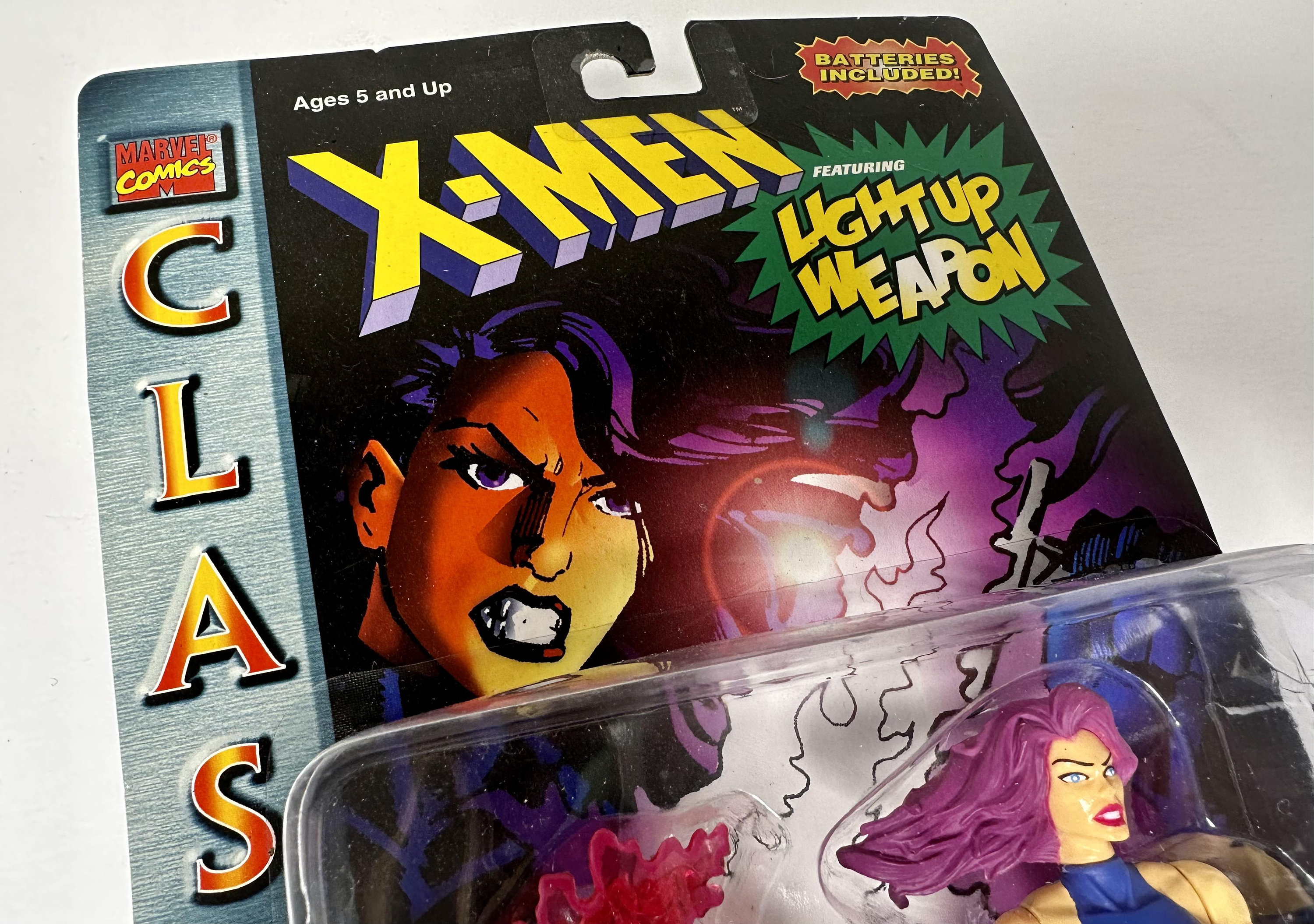 RARE X-men Psylocke Action Figure With Light-up Psychic Knife Toy Biz ...