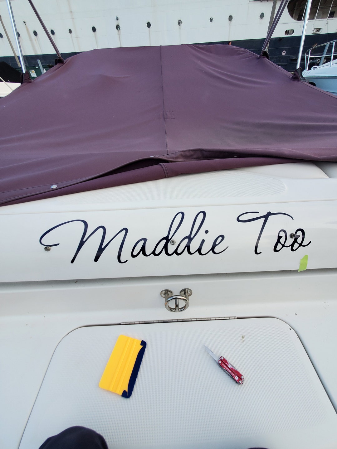 Custom Decals: Choose Your Font, Color, Length Custom Vinyl Text Decals ...