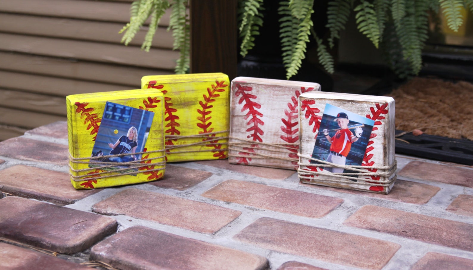 Small Block Picture Frame Baseball Frame Softball Frame - Etsy