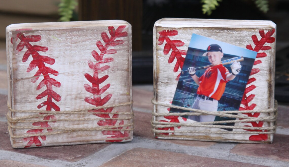 Small Block Picture Frame Baseball Frame Softball Frame - Etsy