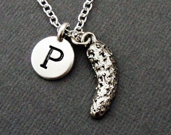 Pickle necklace | Etsy