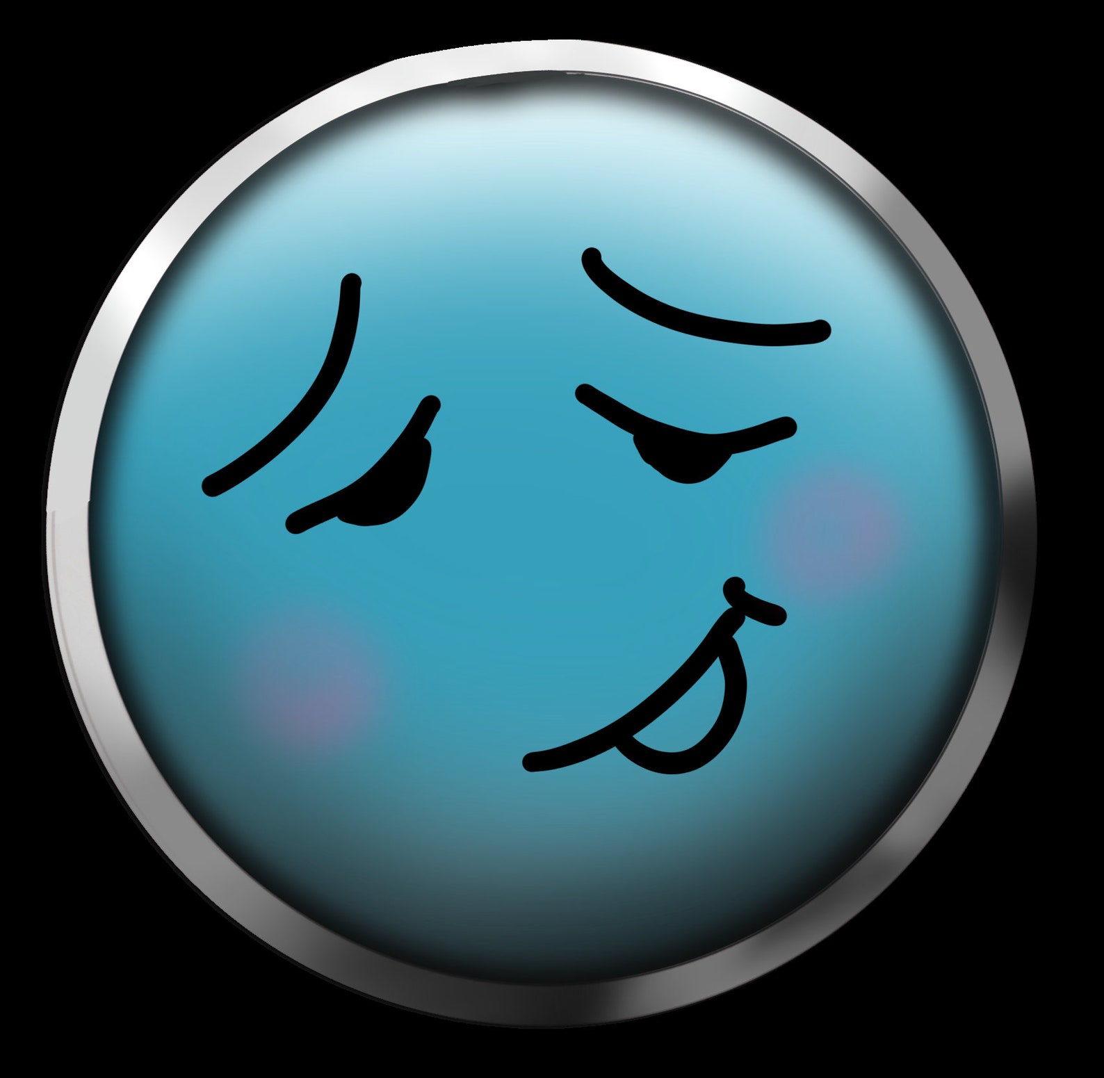 28 Emoji or Emoticon Buttons Sticker Collection blue for Scrapbooking ...