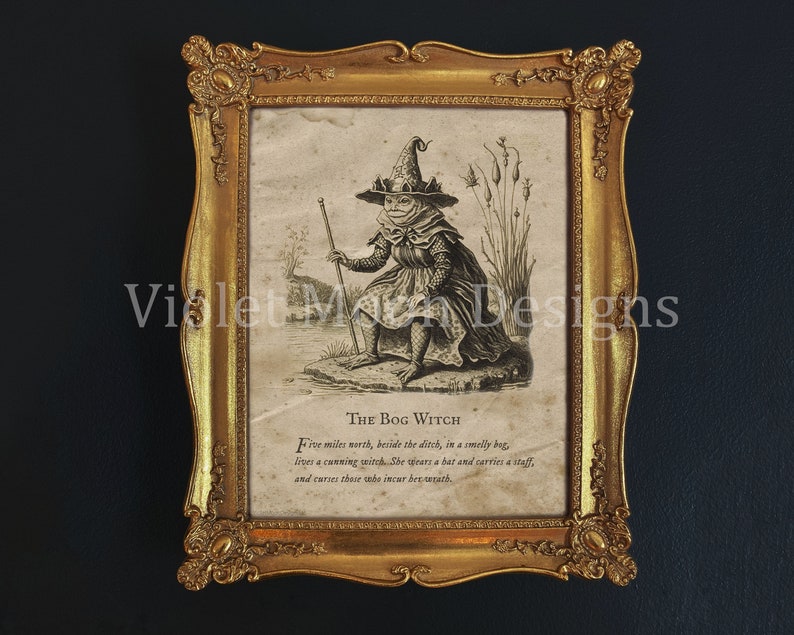 DIGITAL PRINT: the Bog Witch 8x10 Downloadable - Etsy