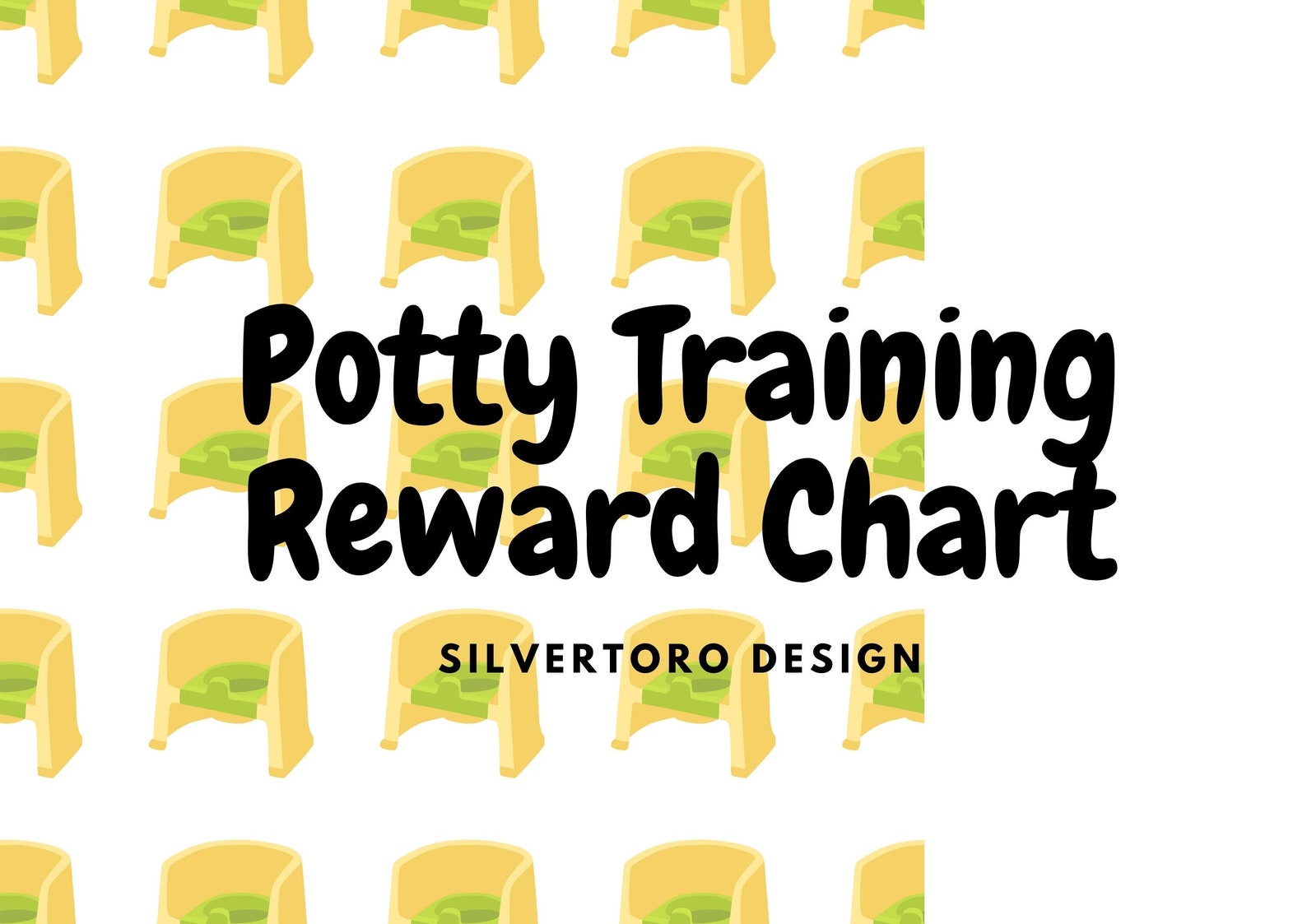 Fun Potty Chart Printable Potty Training Reward Chart for - Etsy Canada