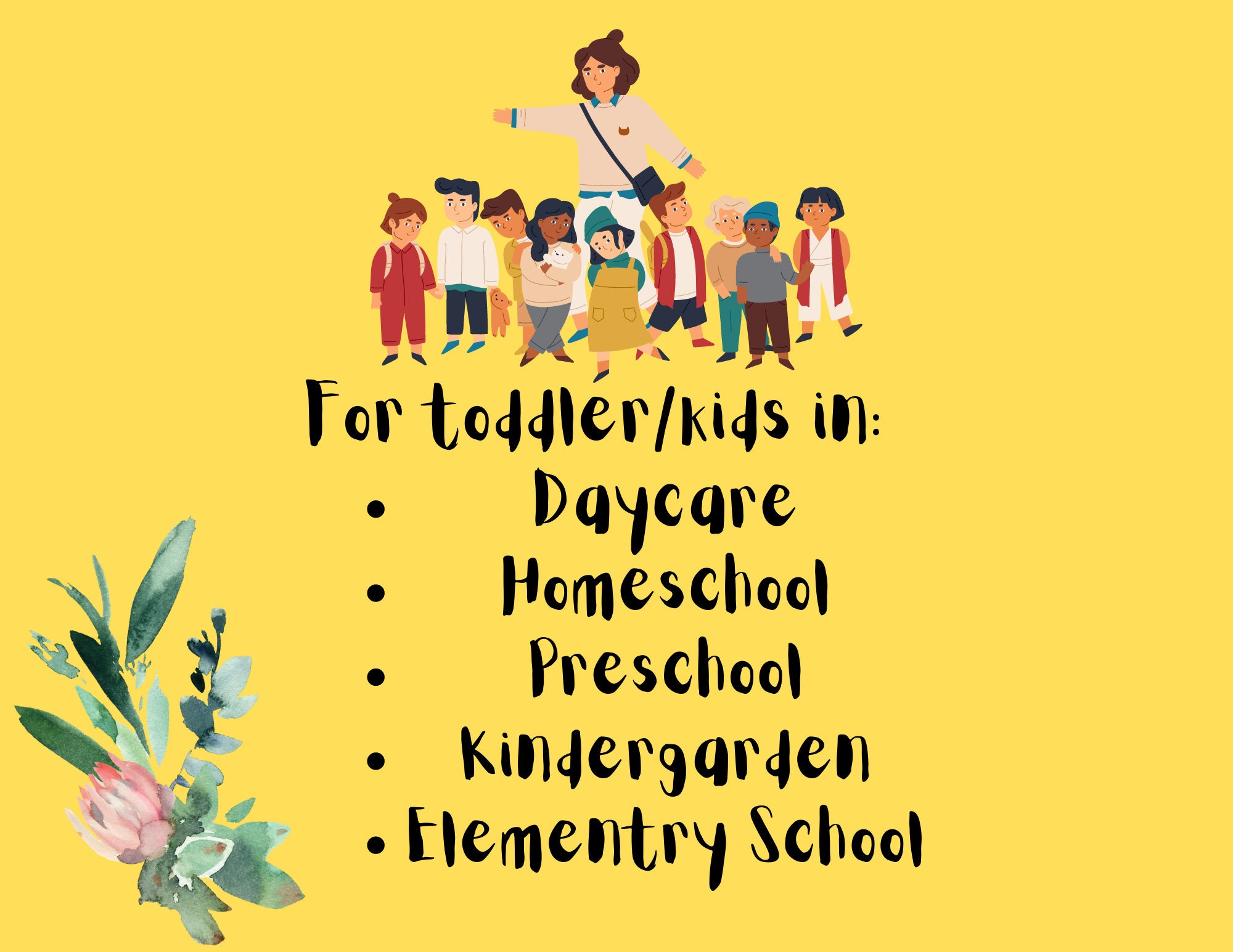 Kids Lesson Plan 40 Templates Bundle | Color Illustration Style | for ...