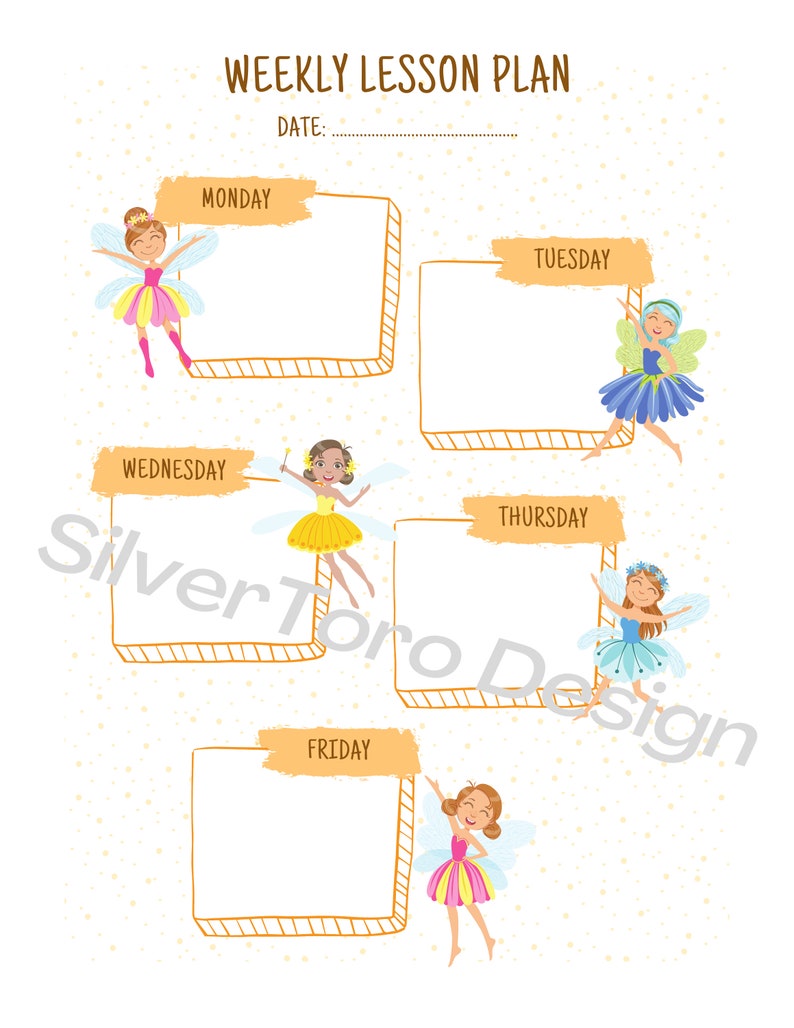Digital Lesson Plan Template, Printable Lesson Plan, Weekly, Daily ...